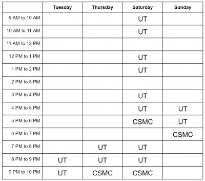 Schedule - General Paper (GP) Tuition