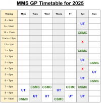 Schedule - General Paper (GP) Tuition